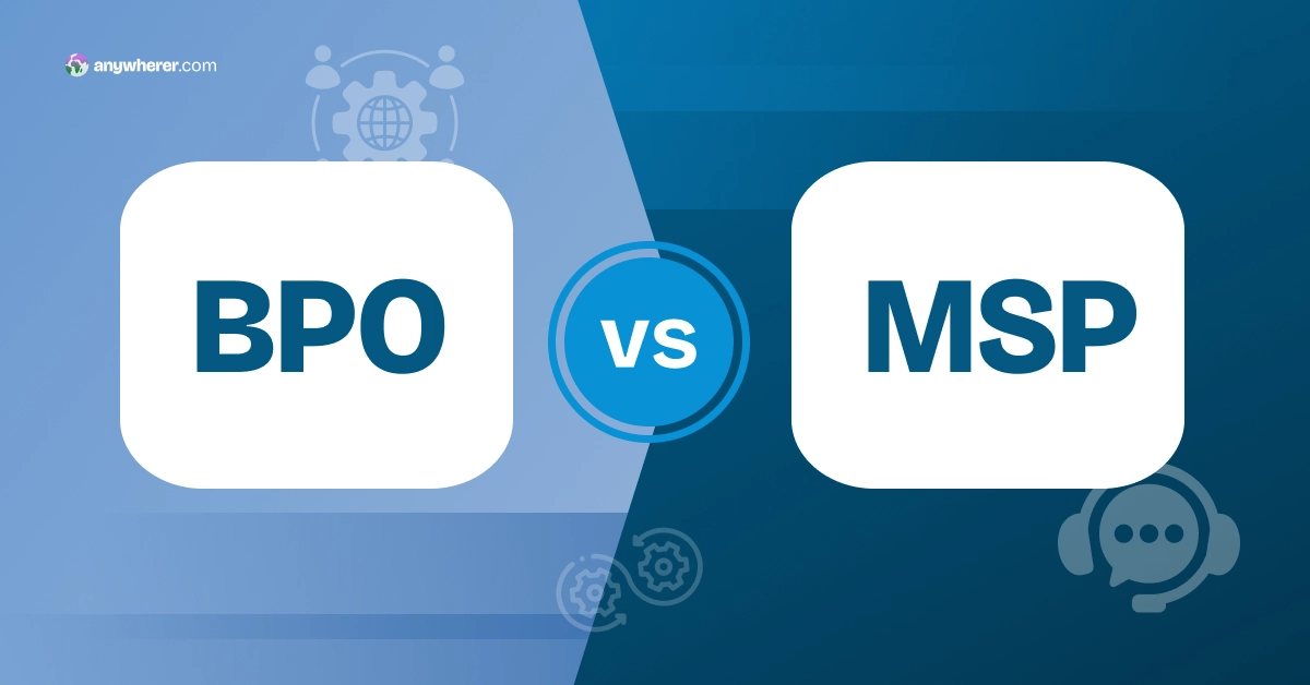 BPO vs Managed Services: Key Differences 🌐 Anywherer