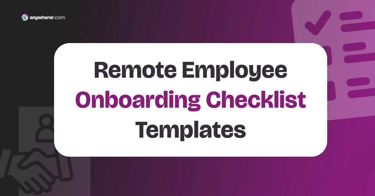 Remote Employee Onboarding Checklist Templates 2026