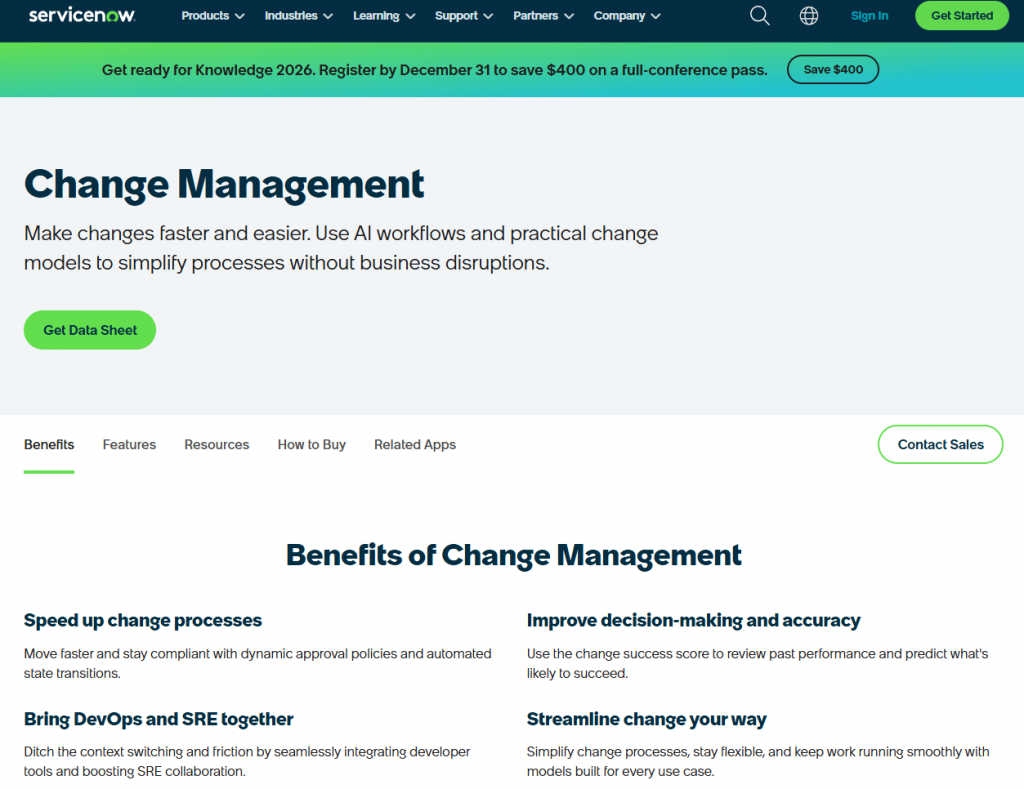 Change Management Software - Best 27 Tools 2026