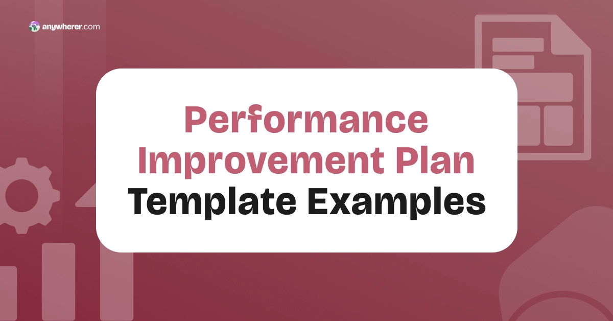Performance Improvement Plan Template | 7 Ready Samples