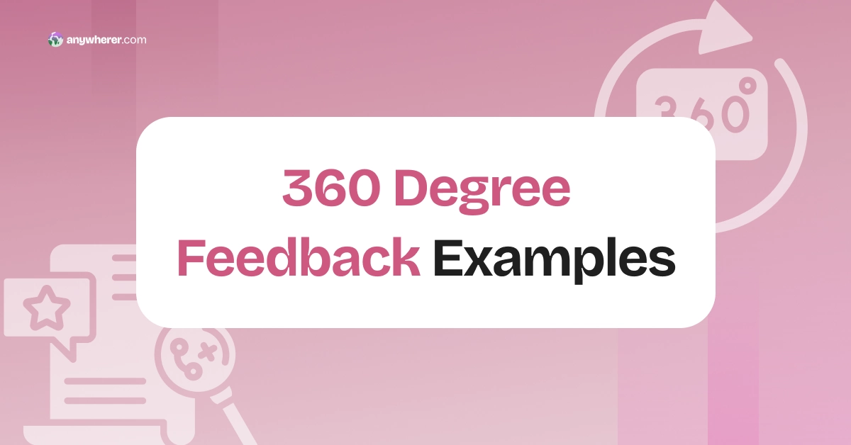 360 Degree Feedback Examples for Every Competency in 2026