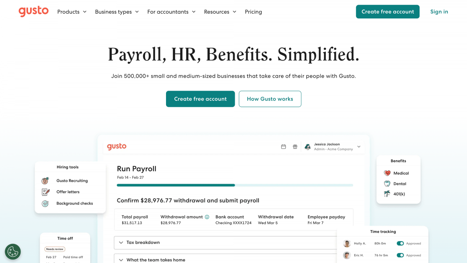 Gusto Review: Payroll, HR, and Benefits for Growing Businesses (2026)