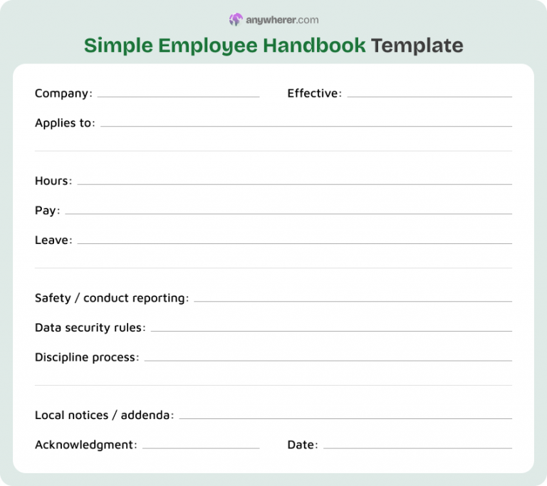 9 Employee Handbook Template Examples for 2026